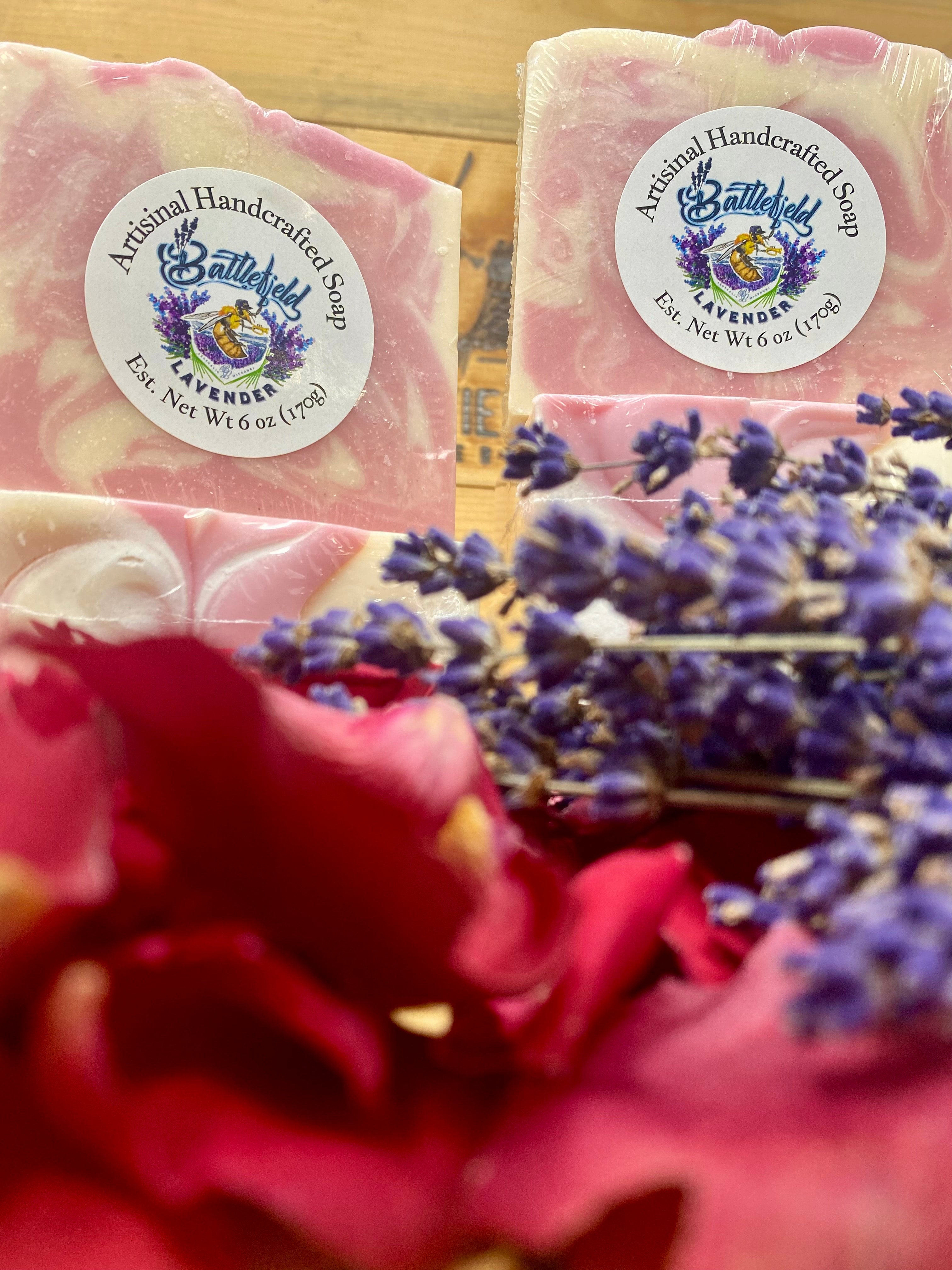 Lavender Rose Soap | Battlefield Lavender
