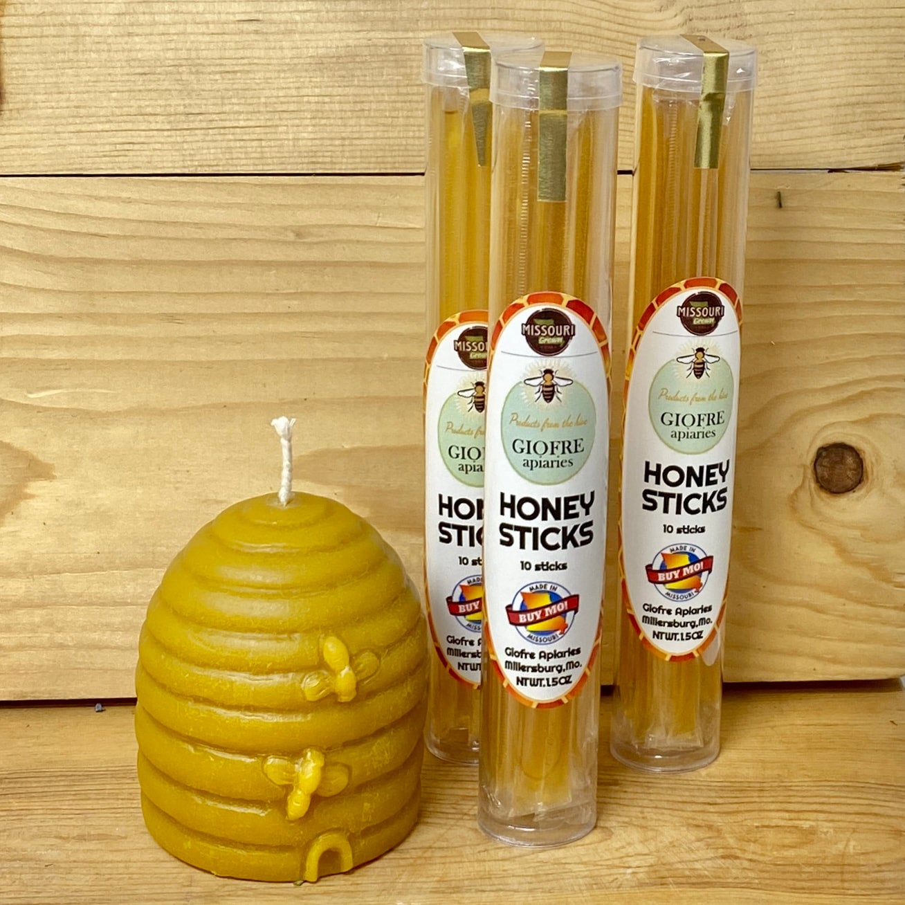 Honey Sticks (10-pack) Giofre Apiaries | Battlefield Lavender